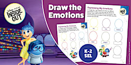 Inside Out: Emotions Word Cards for K-2nd Grade - Twinkl