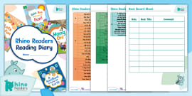 Rhino Readers: Progression Checklists (teacher made)