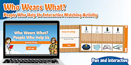 Community Helpers Interactive Matching Game
