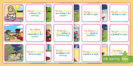 Picture Description Cards (teacher made)