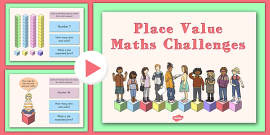 2 Digit and 3 Digit Number and Place Value Riddle Challenge PowerPoint