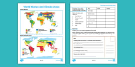 Biomes Matching Activity - KS2 (teacher made) - Twinkl