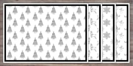 FREE! - Colouring Christmas Table Mats | Primary Resource