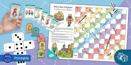 * NEW * Positive Affirmations Snakes and Ladders Game for Mental Health