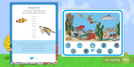 Ocean Life Activity Pack - Science Resource - Twinkl
