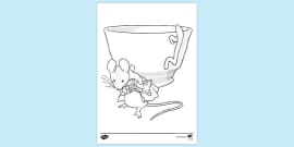Mouse Colouring Sheet | Colouring Sheets