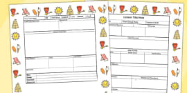 Under The Sea Theme | Editable Lesson Plan Template - Twinkl
