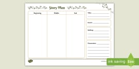 Story Map A Worksheet (teacher made) - Twinkl