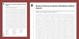 Royal Platinum Jubilee Royal Residences Word Search | Beyond