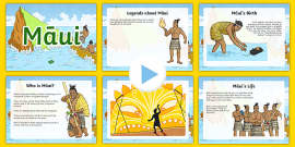 Māui and the Magic of Fire Story Print-Out