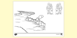 FREE! - Israelite Woman and Boy Colouring | Colouring Sheets