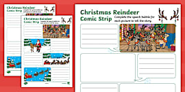 Carol the Christmas Fairy Comic Strip Activity - Twinkl