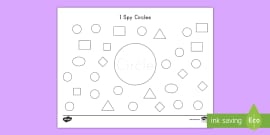 I Spy Triangles Activity (teacher made)