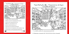 Preposiciones de lugar: Navidad (profesor hizo) - Twinkl