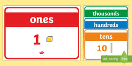 Number and Place Value Display Pack LKS2 (teacher made)