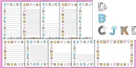 FREE! - Alphabet Page Border (teacher made)