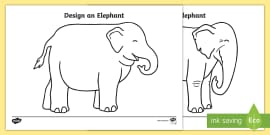 EYFS Draw an Elephant Pencil Control Activity