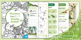 All About Dinosaurs Activity Booklet (teacher made) - Twinkl