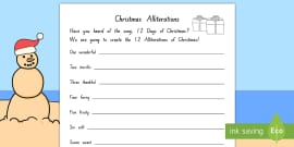 All about Me at Christmas Activity (teacher made)