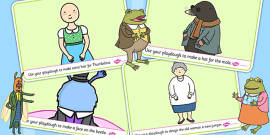 Thumbelina Word Mat (teacher made) - Twinkl