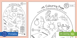 -ot Colouring Page (teacher made) - Twinkl