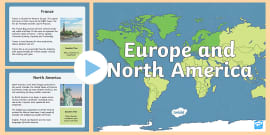 North America KWL Grid (teacher made)