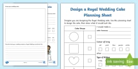 Design a Wedding Cake (teacher made) - Twinkl