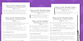 FREE! - Charlie and the Chocolate Factory Reading Comprehension