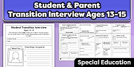 Student & Parent Transition Interview | Ages 16-18