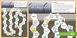 2D Shape Board Game | F-2 Australia | Teacher-Made - Twinkl