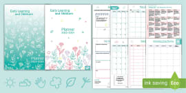 Cut and Stick Scottish Teacher Planner - 2023 - 2024