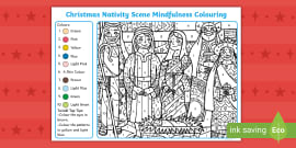 FREE! - Rainbow Mindfulness Colour by Number Activity (Advanced Colouring)