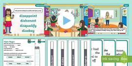 Dis Prefix l Learn Literacy with Twinkl - Twinkl