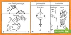 Lunar New Year-Themed Doodle Colouring Pages (teacher made)