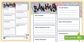 Keith Haring Fact File Template - Twinkl