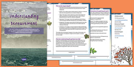 The Process of Grieving Staff Leaflet - Staff Wellbeing