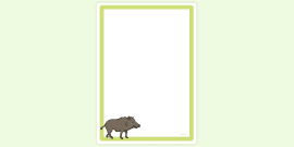 FREE! - Simple Blank Arctic Page Border | Page Borders | Twinkl
