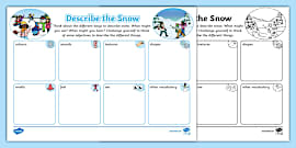 Ice and Snow Facts Worksheet / Worksheet (teacher made)