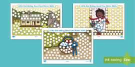 Little Red Riding Hood Modelling Dough Mats | Twinkl