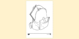 FREE! - Bag Colouring Sheet - KS1 Resources (teacher made)