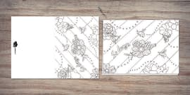 Goodbye Card Colouring Pack (teacher made) - Twinkl