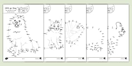 Skip to Dot Activity Sheets | Maths Skip Counting | Twinkl