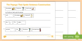 KS1 The Papaya That Spoke Word Mat (teacher made) - Twinkl