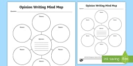 Opinion Writing for Kids - Graphic Organizer - Twinkl