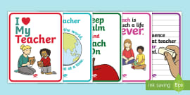 Superhero Teacher Appreciation Banner - Display Resource