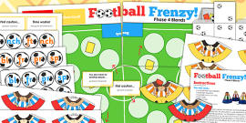 One Less Than EYFS Football Board Game Board (teacher made)
