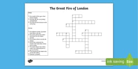 The Great Fire Of London Word search | Restoration | History