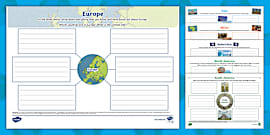 KS1 Europe Mind Map - Twinkl Geography (teacher made)