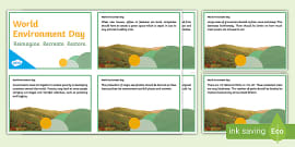 Earth Day Debate Cards