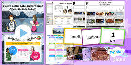 French Parisian Calendar Display (teacher made) - Twinkl